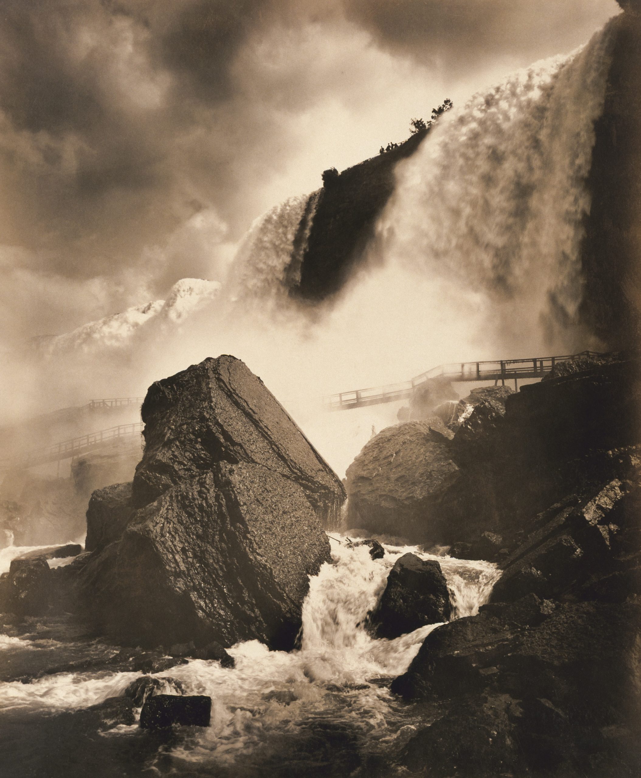 Early photography: Niagara in Summer, from Below – George Barker ...
