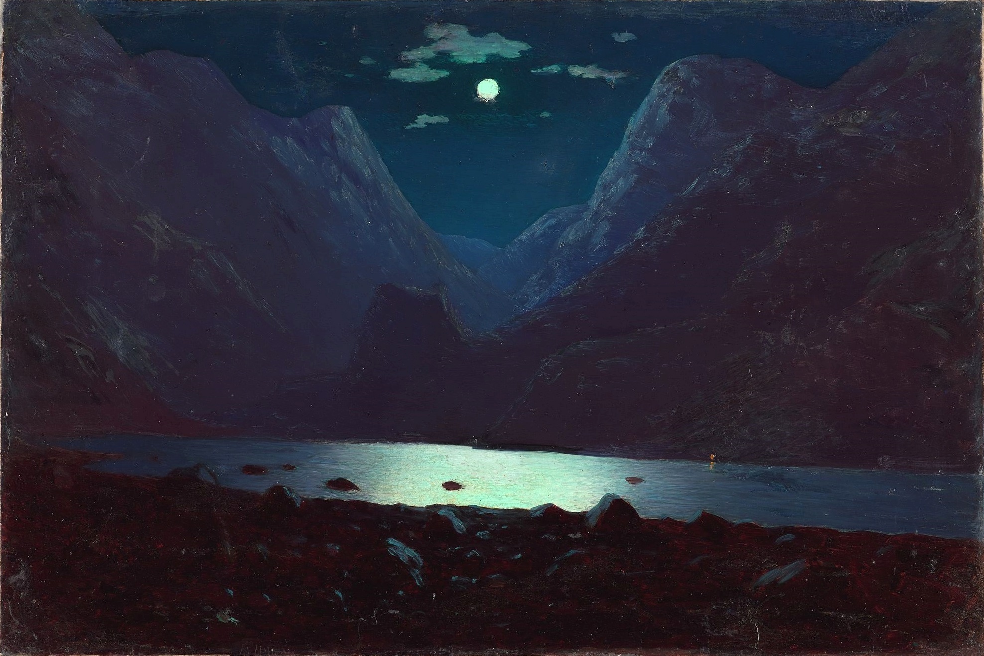 Daryal pass. Moonlight Night – Arkhip Kuindzhi | Cendrine Marrouat - Artist