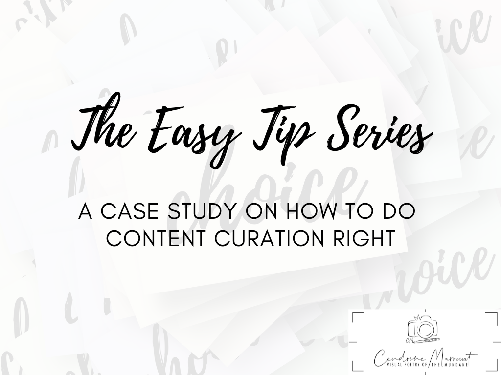The Easy Tip Series: A case study on how to do content curation right ...