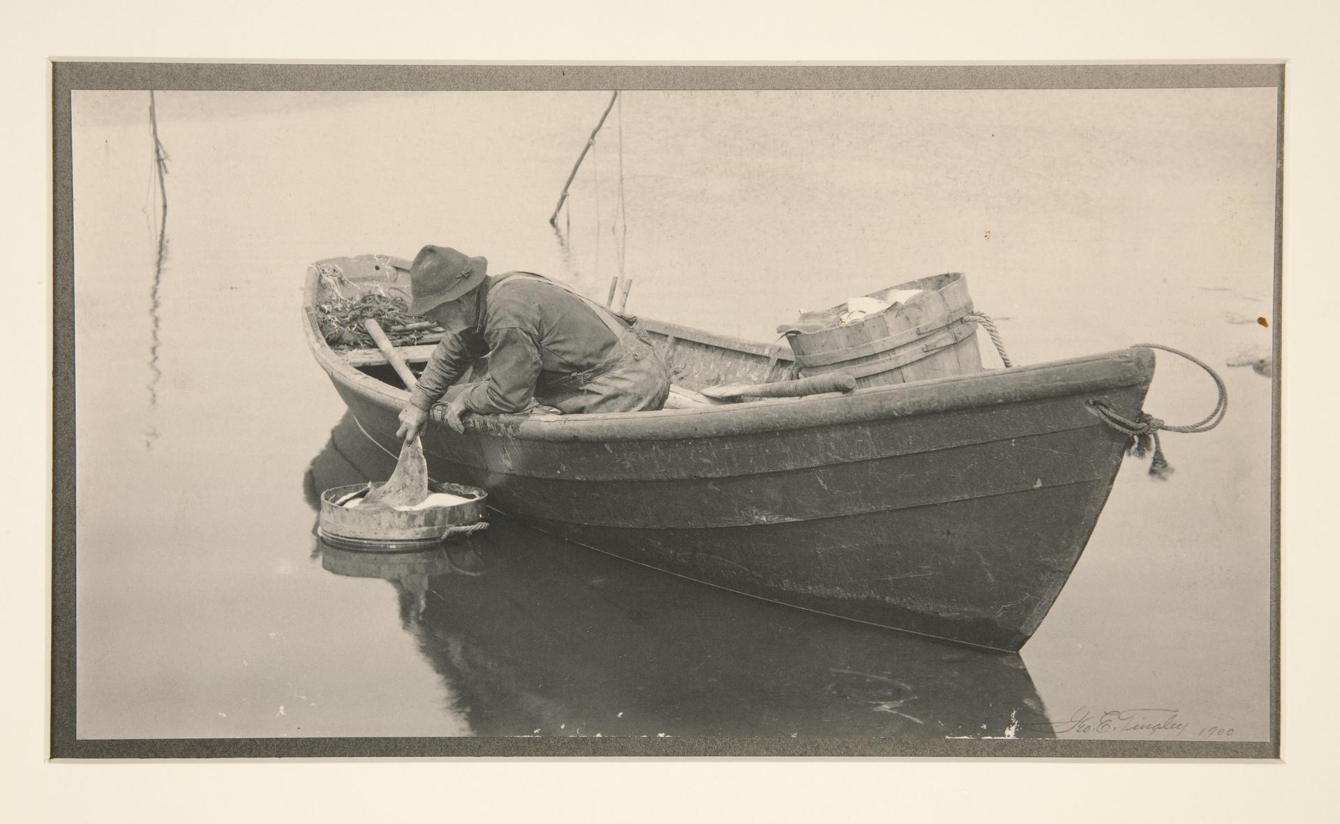 Early photography: Fisherman in Boat – George E. Tingley | Cendrine ...