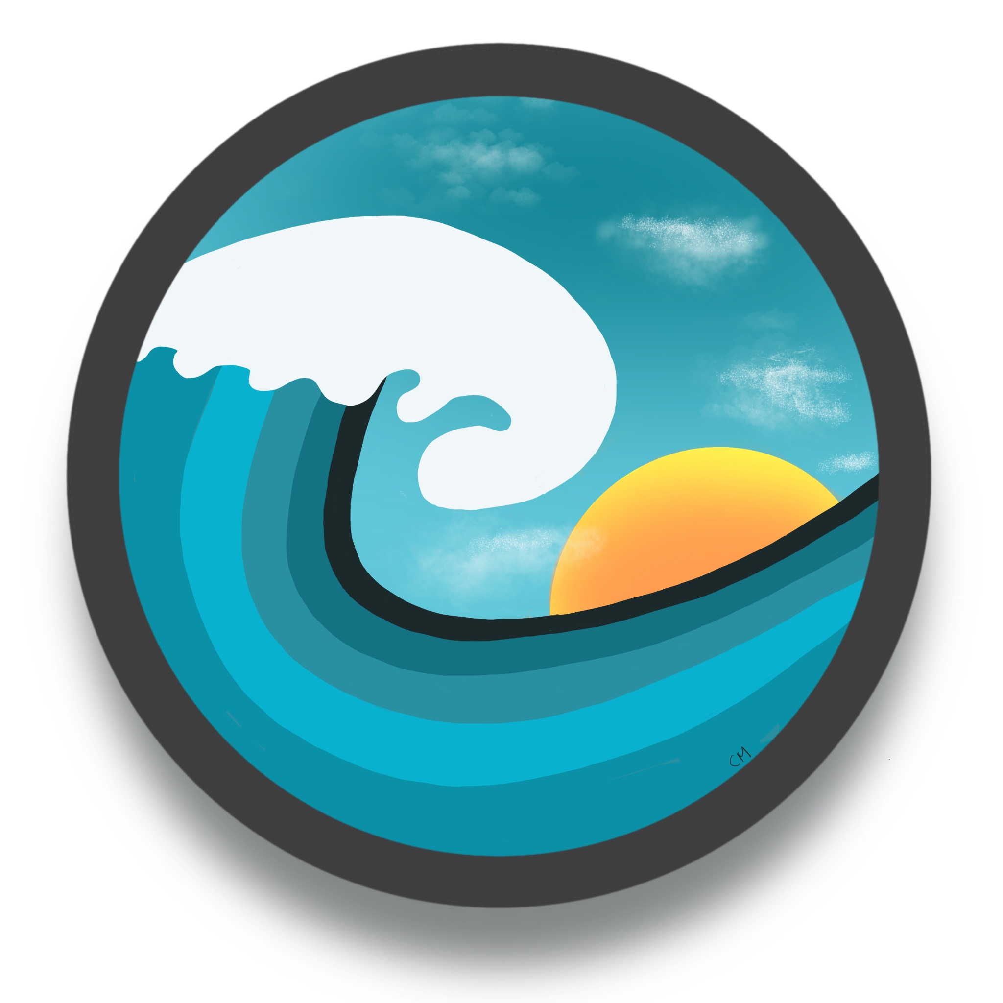 Digital art: Wave | Cendrine Marrouat - Artist