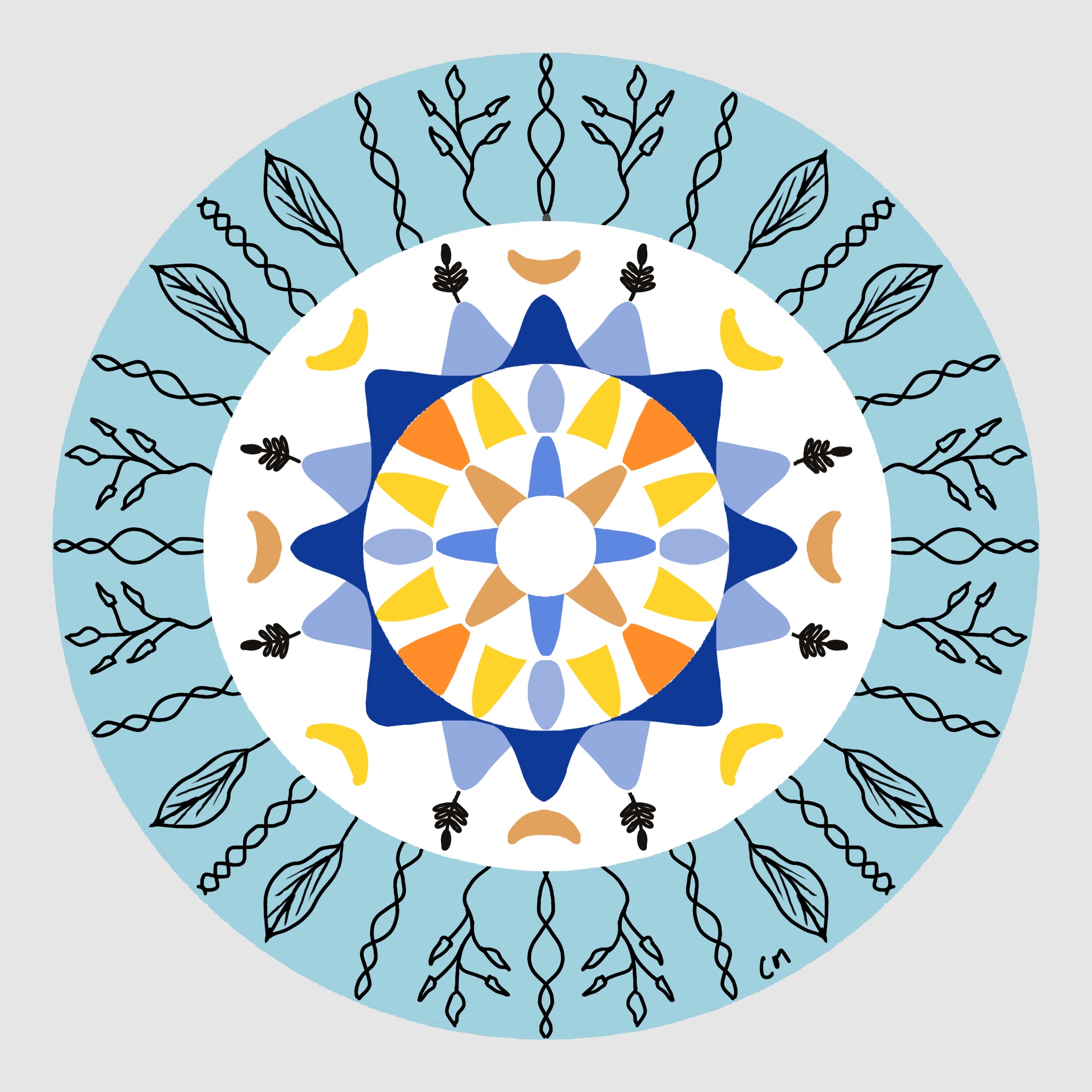 Digital art: Circle of life | Cendrine Marrouat - Artist